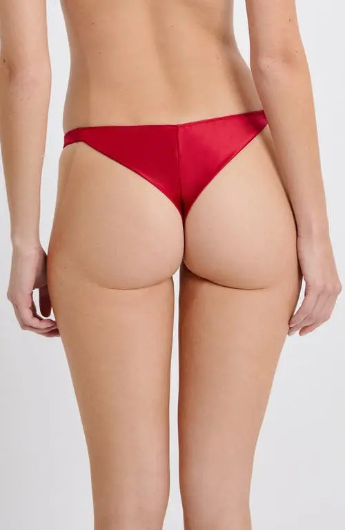 ETAM Divine Brazilian Cut Thong - Red
