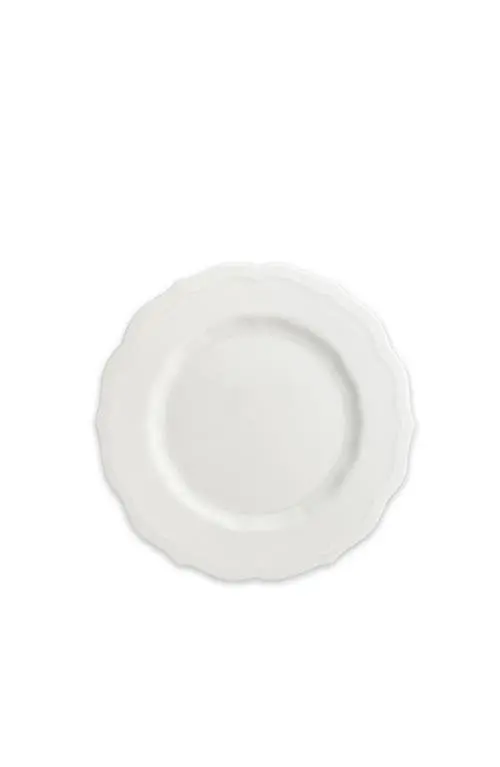 CASKATA Stella Scalloped Salad Plate Porcelainset 4 - White