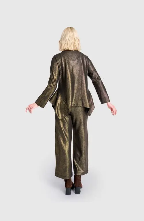 Alembika Flounce Metallic Knit Jacket