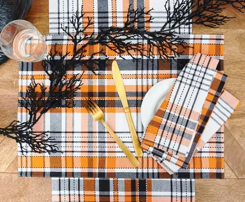 C&F HOME Zelda Plaid Placemats Set Of 6