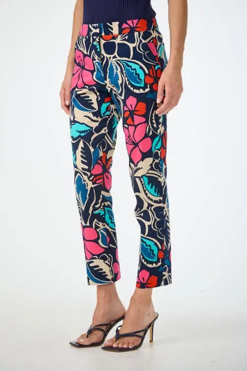 Trina Turk Printed Ankle Pant