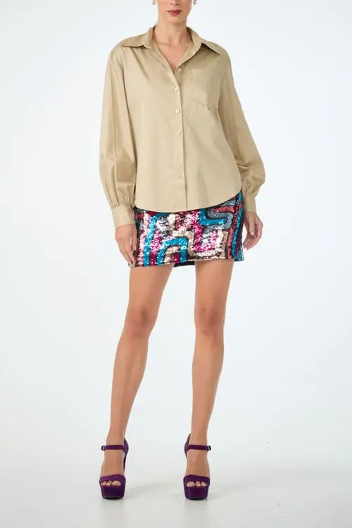 Trina Turk Button-up Blouse