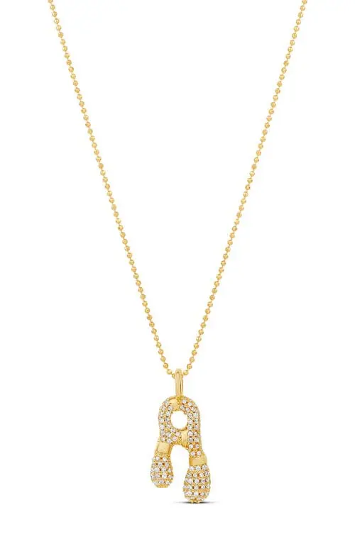 SHYMI Initial Pendant Necklace - Gold