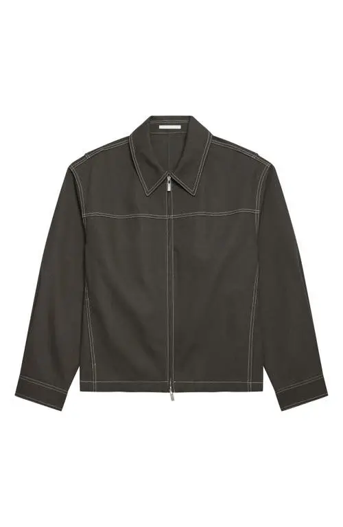 Helmut Lang Topstitch Detail Cotton Carpenter's Jacket