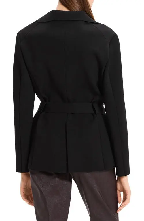 Theory Belted Knit Blazer