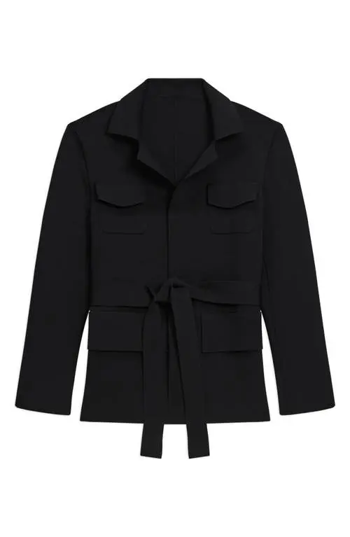 Theory Belted Knit Blazer