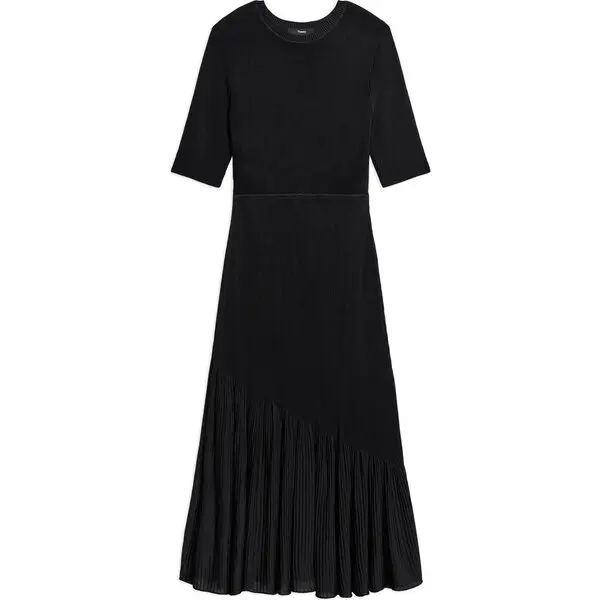 Theory Paneled Midi Dress