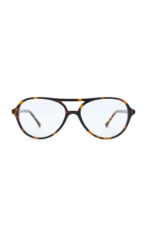 LEXXOLA Maxy Optical Eyeglasses - Leopard & Clear
