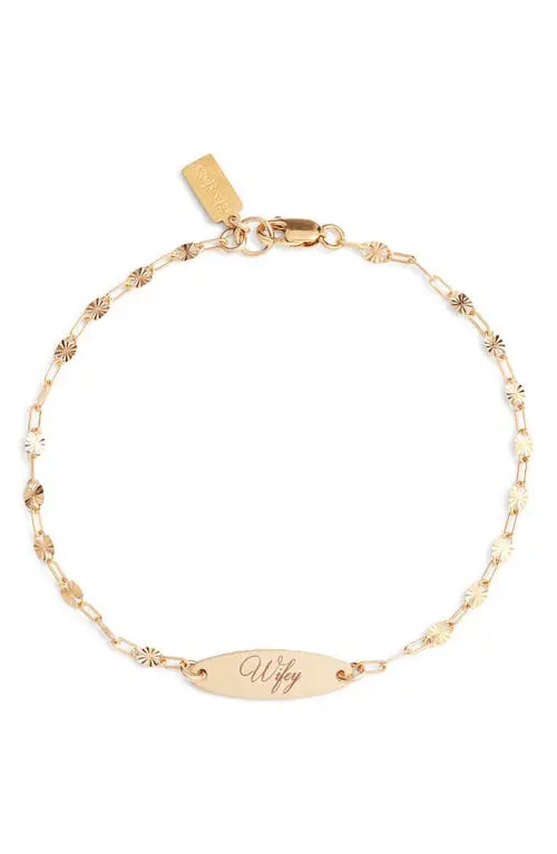SET & STONES Wifey Banks Bracelet - Gold