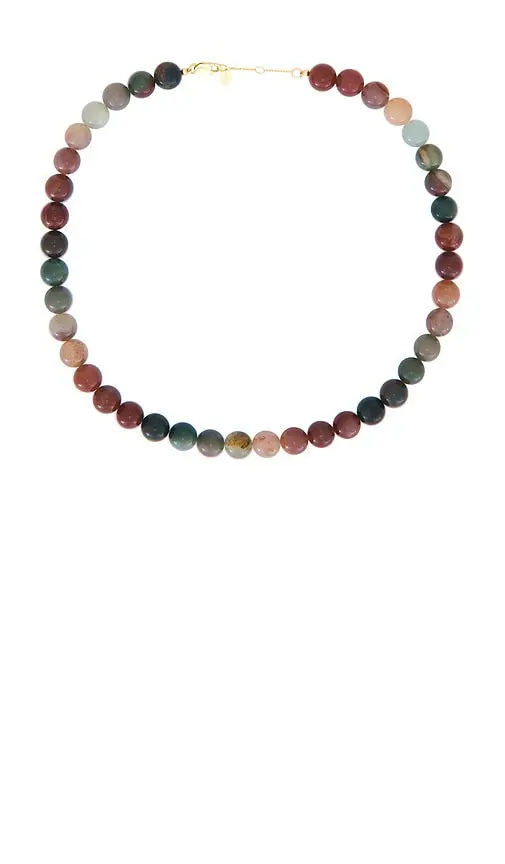Shashi James Agate Necklace - Red Multi
