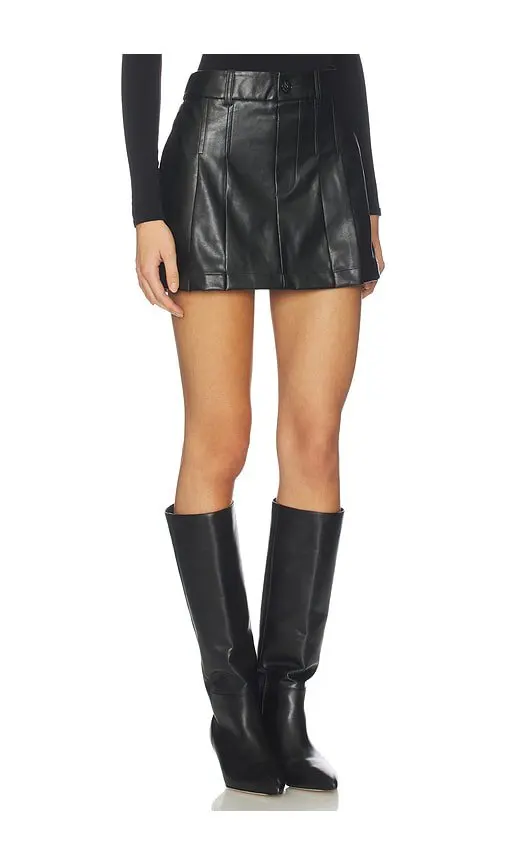 Rag & Bone Esme Faux Leather Skort