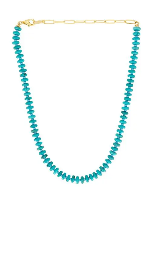 ELIZABETH COLE Coast Necklace - Turquoise