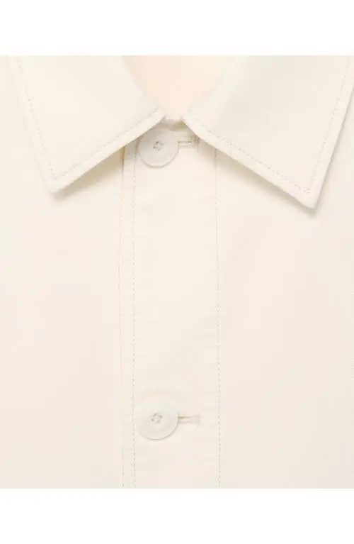 Mango Straight Cotton-blend Jacket