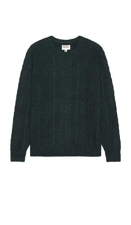 RHYTHM Mohair Fisherman's Knit Sweater