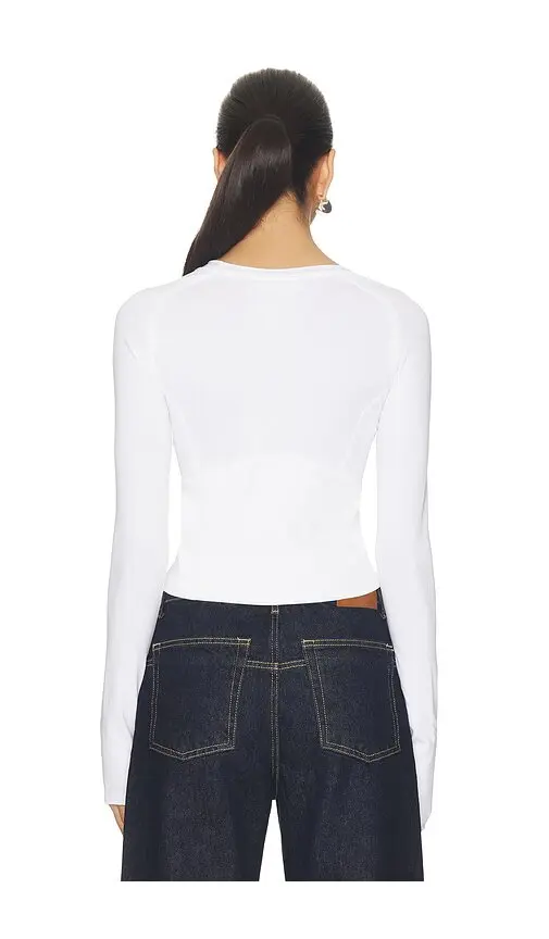 Free People We The Free Protagonist Long Sleeve - Ivory