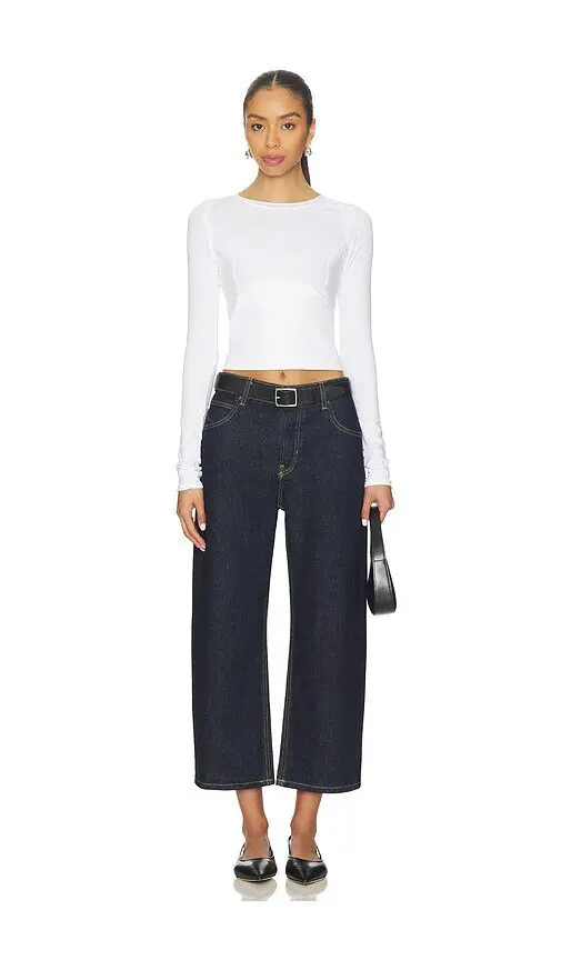 Free People We The Free Protagonist Long Sleeve - Ivory