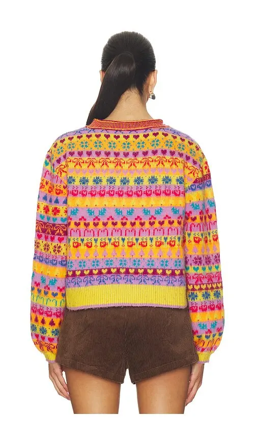 Free People Favorite Things Sweater - Bright Confetti Combo
