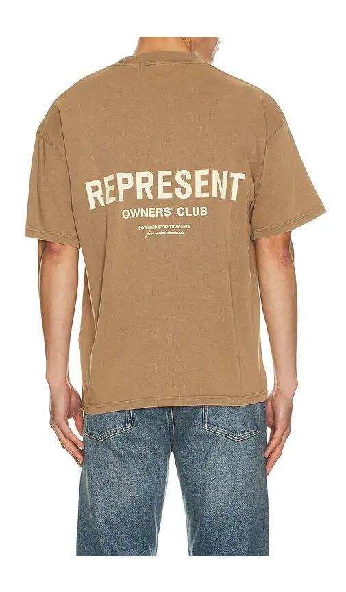 REPRESENT Owners Club Tee In Brown