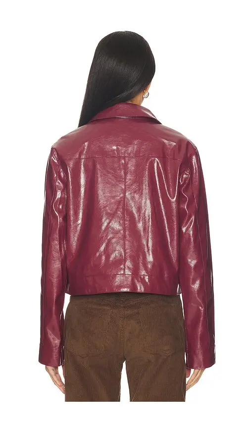 Superdown Leighton Faux Leather Jacket
