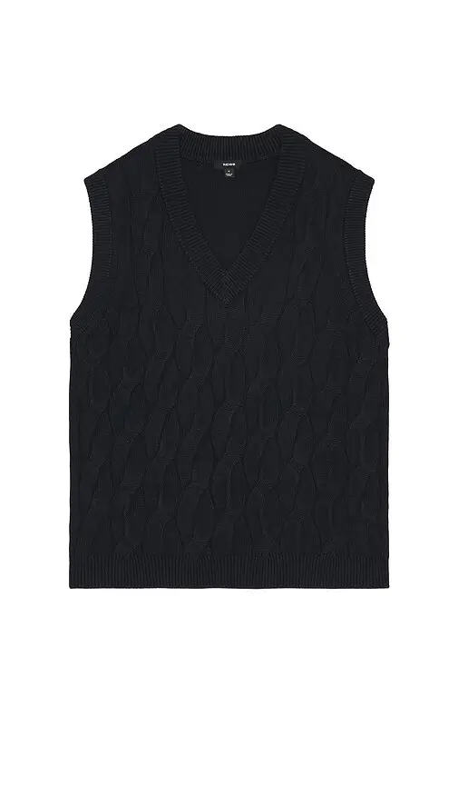 REISS Walton Vest - Navy