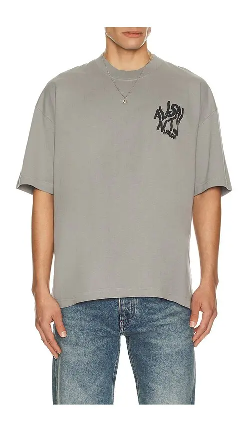 ALLSAINTS Orlando Crew Tee In Grey
