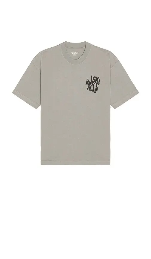 ALLSAINTS Orlando Crew Tee In Grey