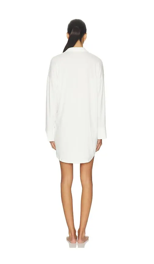 BUMPSUIT The Cloud Pajama Dress In White