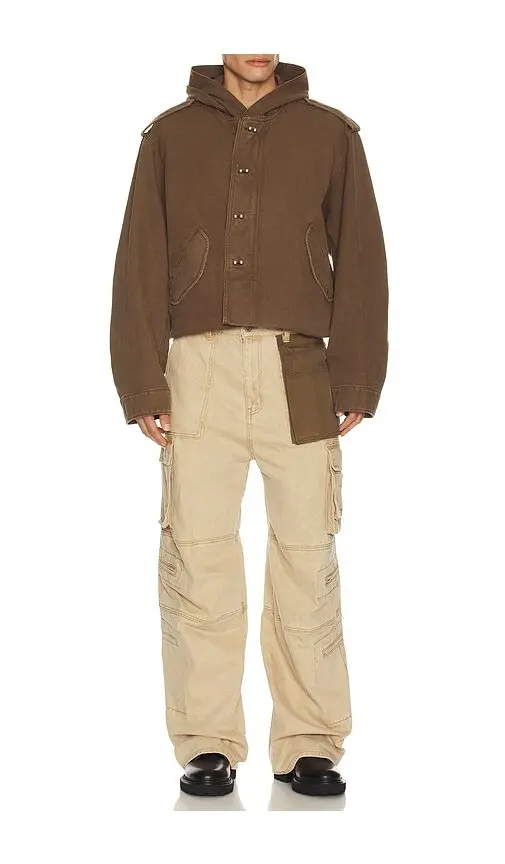 We11Done Washed Cargo Trousers