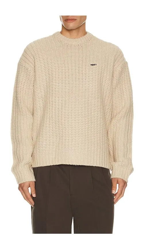 Obey Bold Chunky Sweater