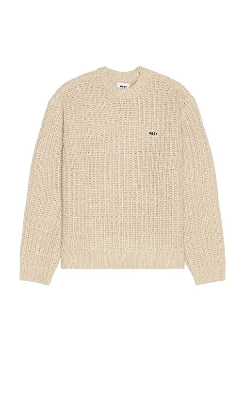 Obey Bold Chunky Sweater