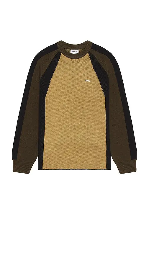 Obey Raglan Crew Neck Sweater