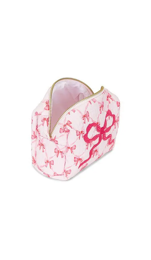 LoveShackFancy Mini Octavia Pouch - Peppermint Pink