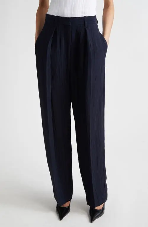 Victoria Beckham Pleated Wide-leg Trousers