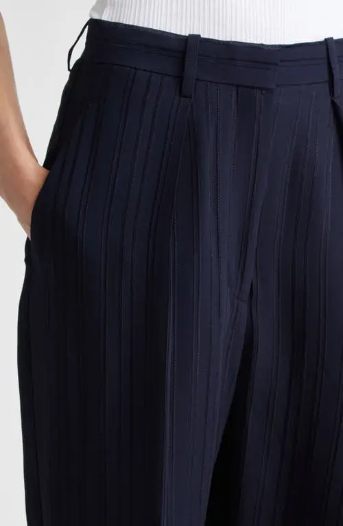Victoria Beckham Pleated Wide-leg Trousers