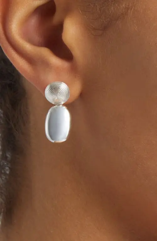 Lié Studio The Carla Drop Earrings - Silver