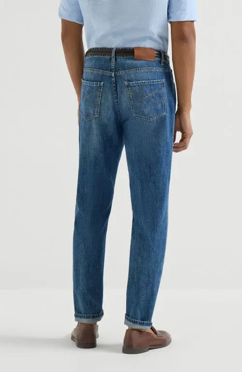 Brunello Cucinelli Lightweight Denim Trousers - Medium Denim