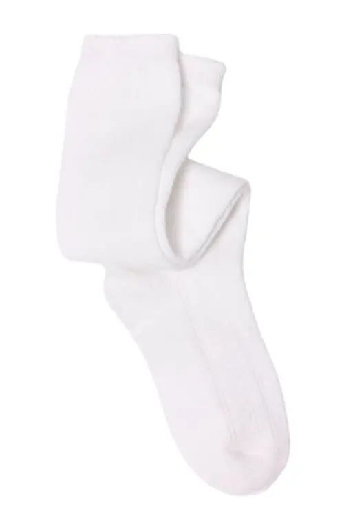Maje Knee-high Pointelle Socks - White