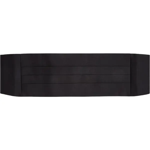 Robert Talbott Baldwin Grosgrain Cummerbund - Black