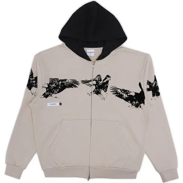 STUDENTS Graphic Zip Hoodie