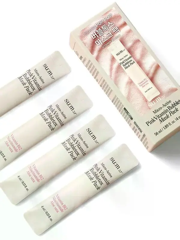SUM37 Micro-active Pink Vitamin Bubbletox Mask