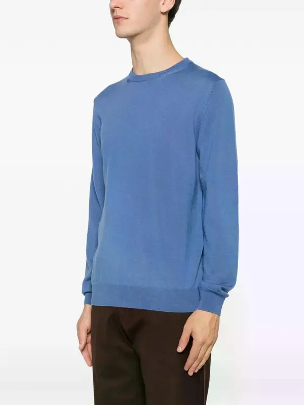 KANGRA Crew-neck Sweater - Blue
