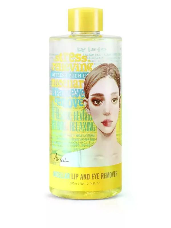 ARIUL Stress Relieving Micellar Lip And Eye Remover - White/yellow