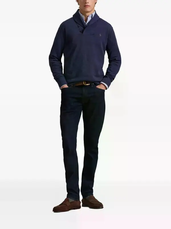 Polo Ralph Lauren Button Shawl-collar Sweater