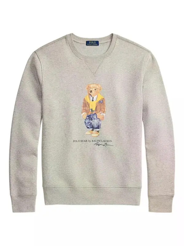 Polo Ralph Lauren Polo Bear Crew-neck Sweatshirt - Grey