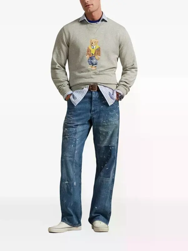 Polo Ralph Lauren Polo Bear Crew-neck Sweatshirt - Grey