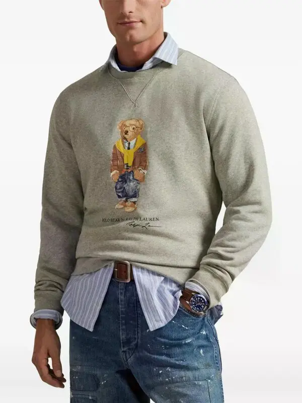 Polo Ralph Lauren Polo Bear Crew-neck Sweatshirt - Grey