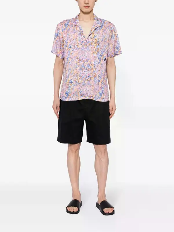 BOARDIES Floral-print Lyocell Shirt