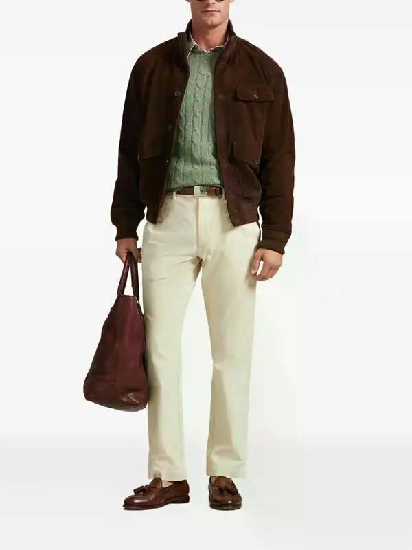 Polo Ralph Lauren Belt-loops Detail Trousers - Neutrals