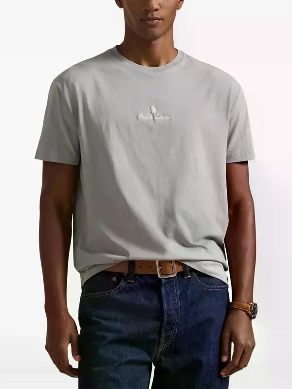 Polo Ralph Lauren Logo-detail Short-sleeve T-shirt - Grey