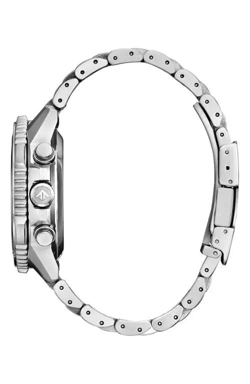 Citizen Promaster Navihawk Eco-drive Chronograph Bracelet Watch - Silver-tone